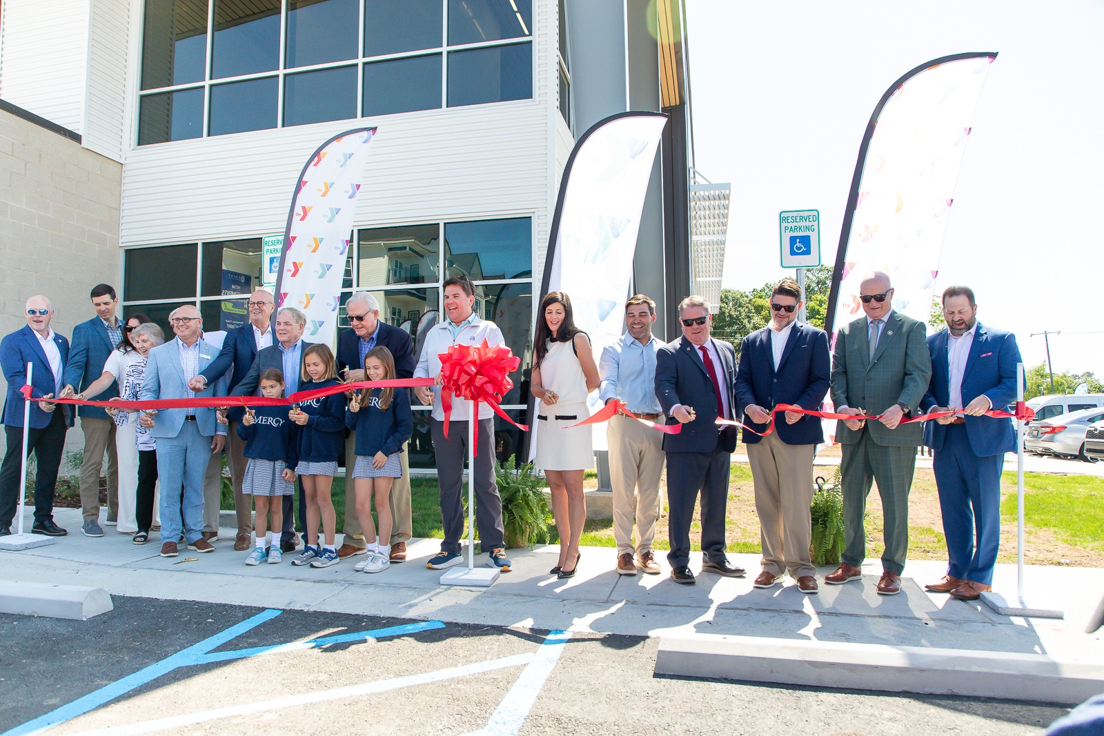 A. C. LEWIS YMCA Ribbon Cutting | Milton J. Womack Commercial ...